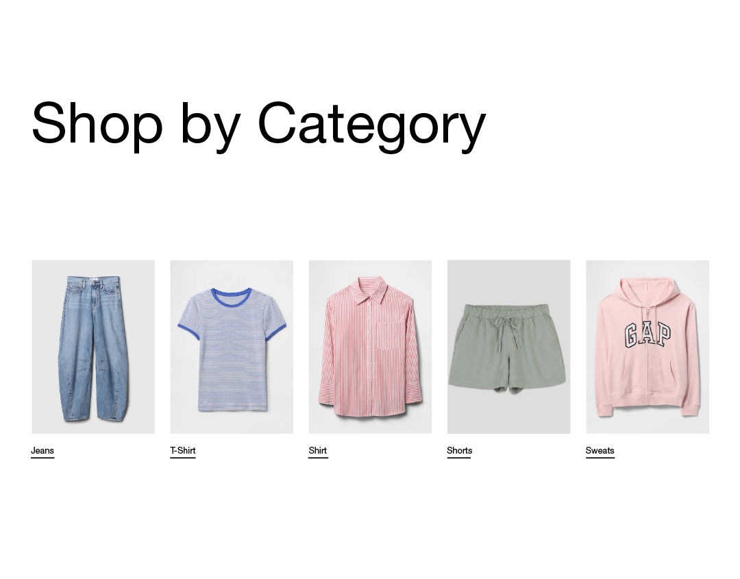 Shop Gap for Casual Women's, Men's, Toddler & Kids Clothes - Gap ...