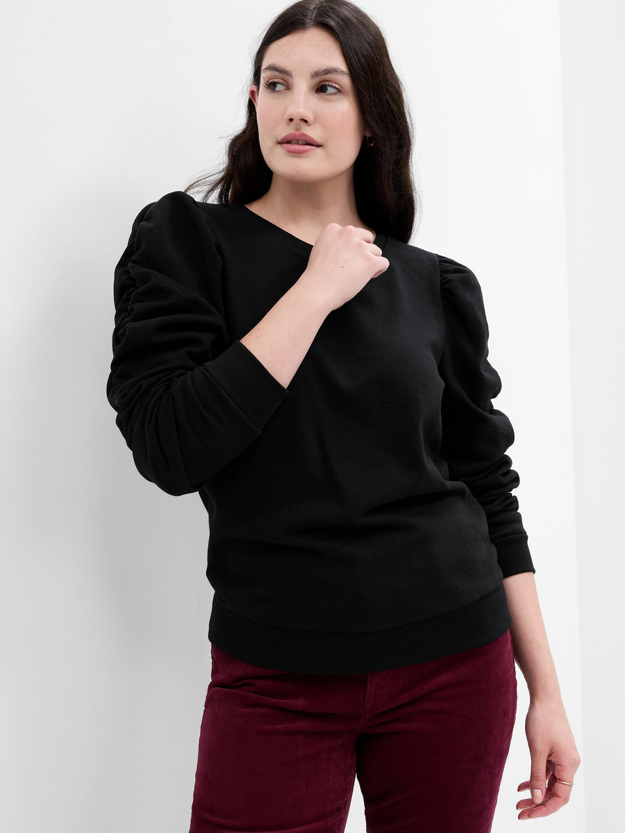 Puff Sleeve Crewneck Sweatshirt – GAP Philippines Puff Sleeve Crewneck Sweatshirt – GAP Philippines