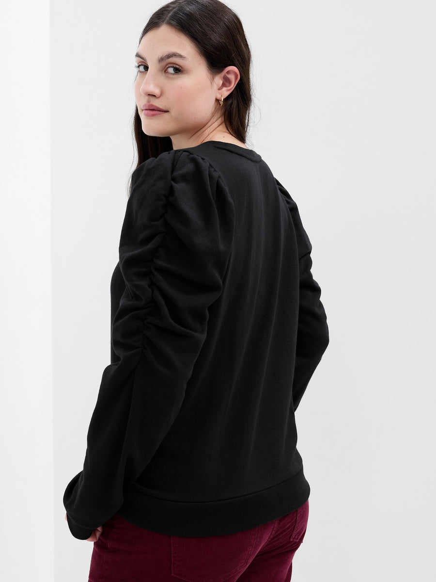 Puff Sleeve Crewneck Sweatshirt – GAP Philippines Puff Sleeve Crewneck Sweatshirt – GAP Philippines