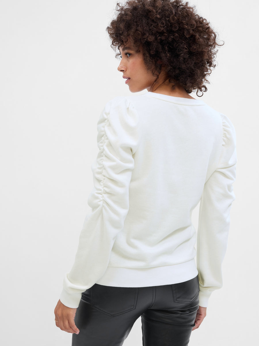 Puff Sleeve Crewneck Sweatshirt – GAP Philippines Puff Sleeve Crewneck Sweatshirt – GAP Philippines
