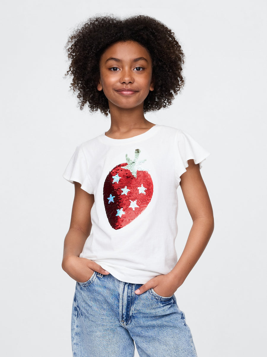 Kids Flippy-Sequin Graphic T-Shirt – GAP Philippines