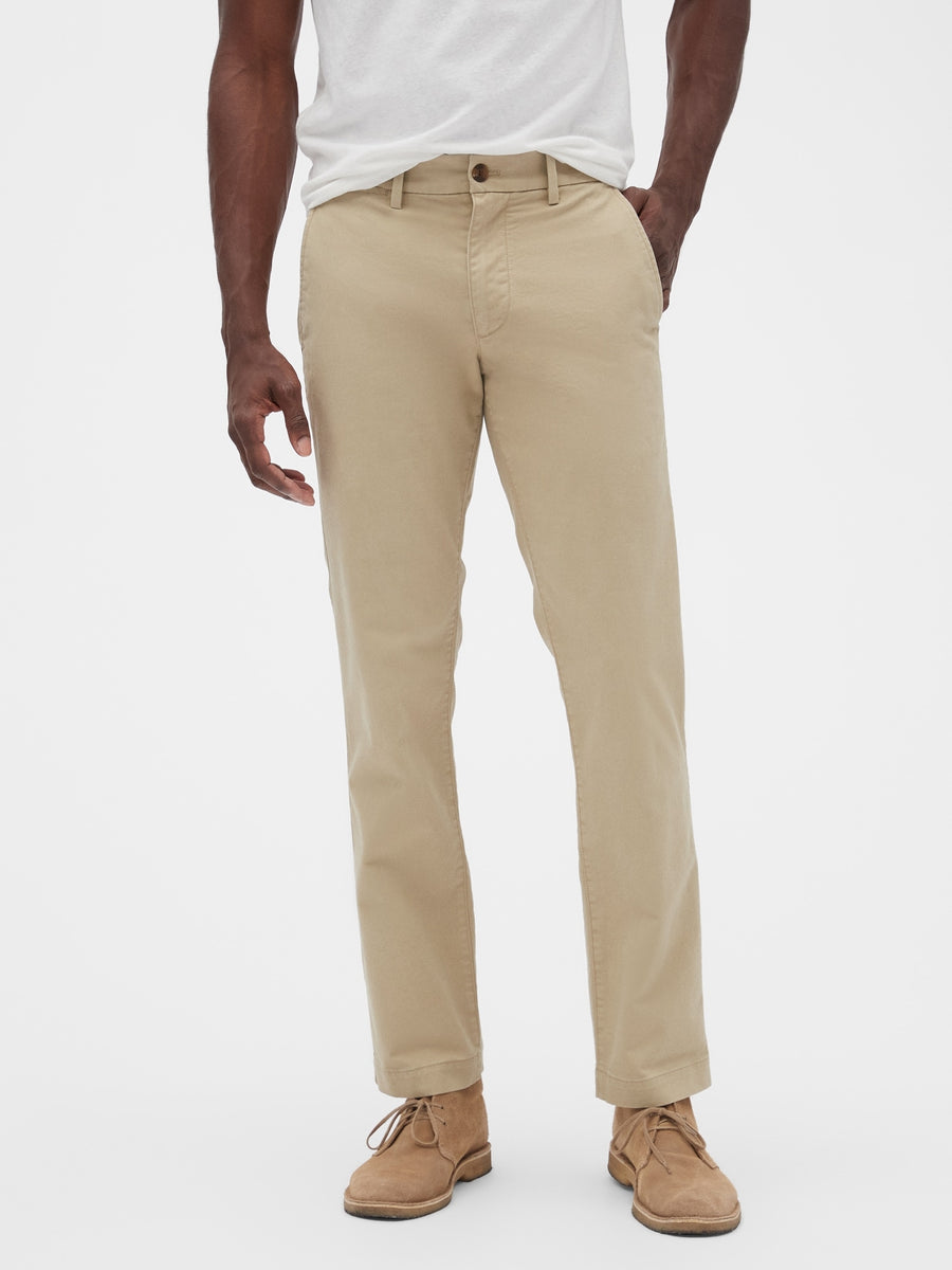 Essential Khakis in Straight Fit with GapFlex – GAP Philippines